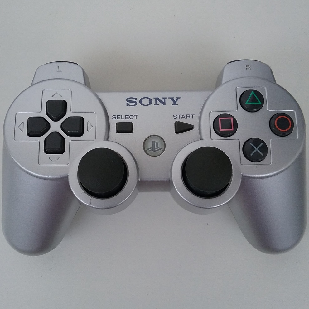 Controle Sony Dualshock3 DS3 PS3 Original Prata | Shopee Brasil