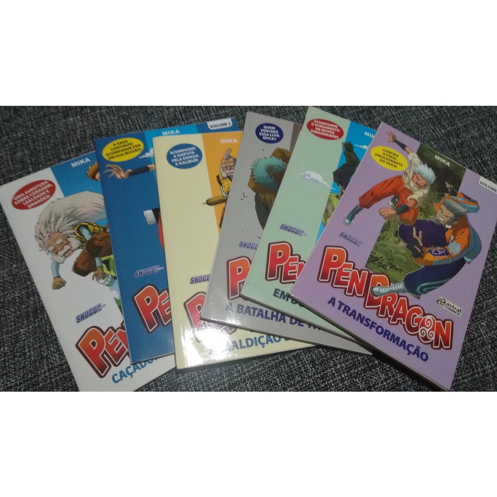 Coleção Mangá Pen Dragon 1-6 (completo) | Shopee Brasil