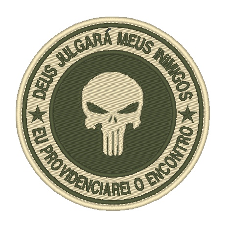 patch bordado justiceiro com Velcro ou termocolante | Shopee Brasil