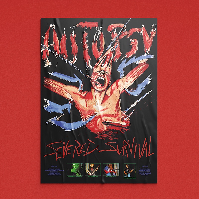 Poster Autopsy - Severed Survival / Tamanho A3 | Shopee Brasil