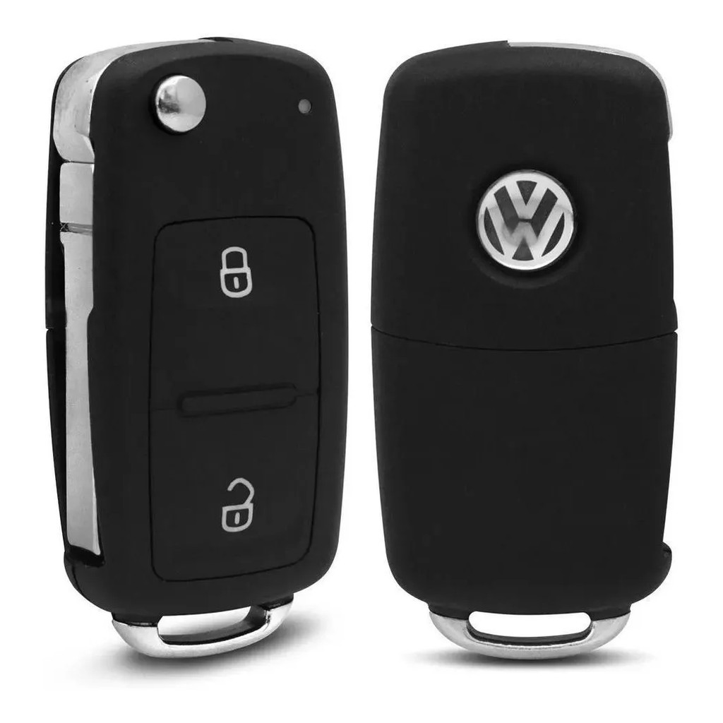 Chave Canivete Carcaça Alarme Amarok Saveiro G6 G7 2 Botões VW | Shopee ...