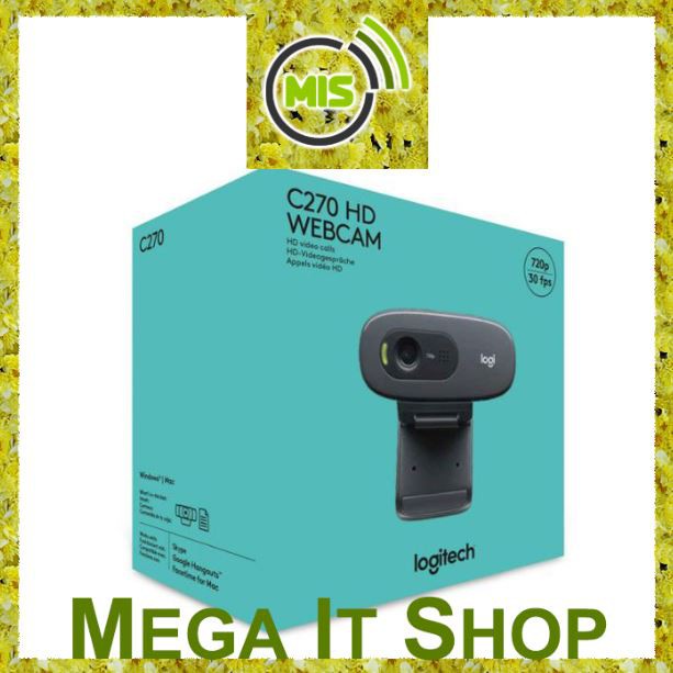 Web Cam Logitech C-270 (Hd) | Shopee Brasil