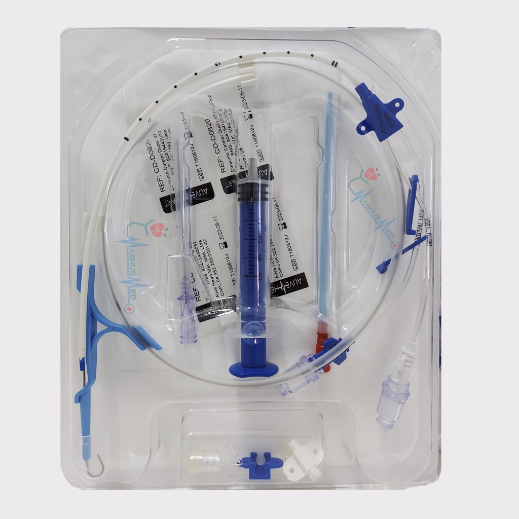Cvc Duplo Lumen 5fr X 13cm 20G Cateter De Acesso Venoso Central ...
