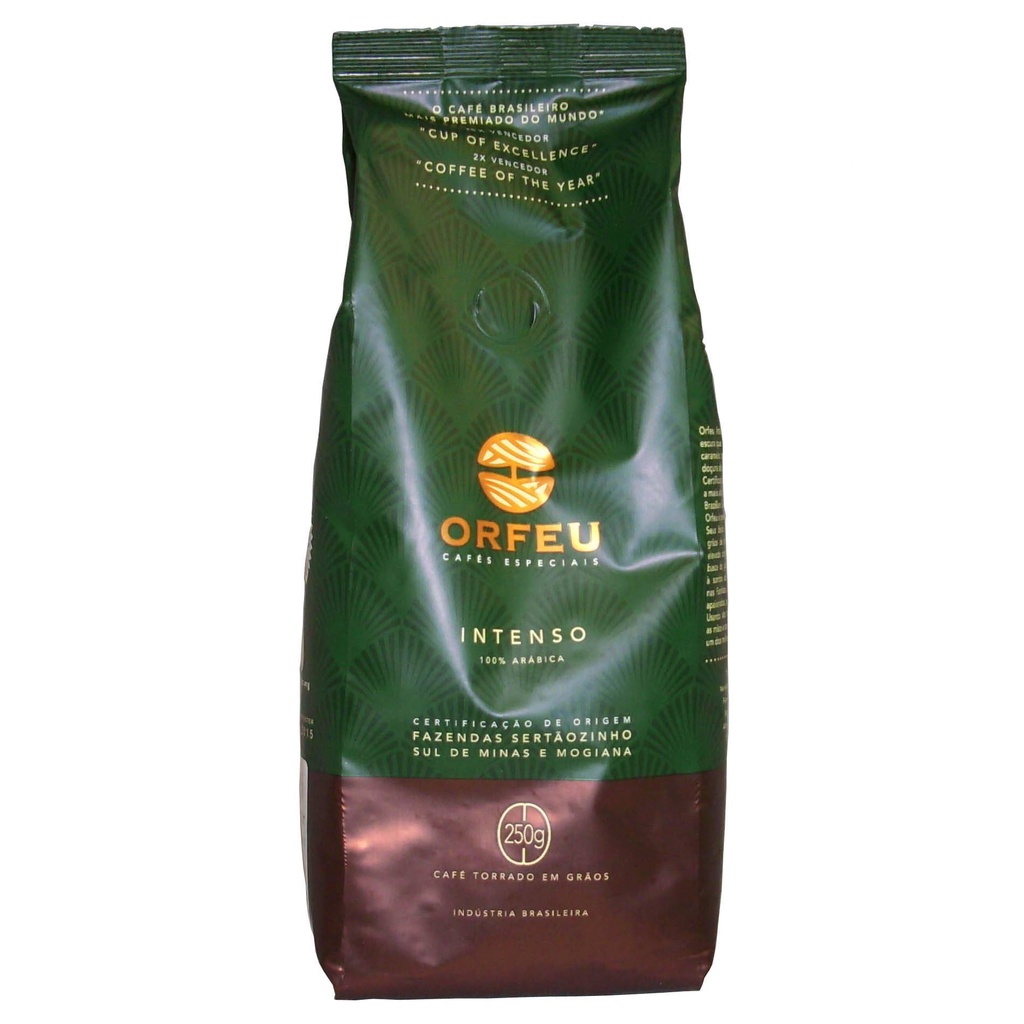 Café Orfeu Torrado em Grãos Intenso 250g | Shopee Brasil