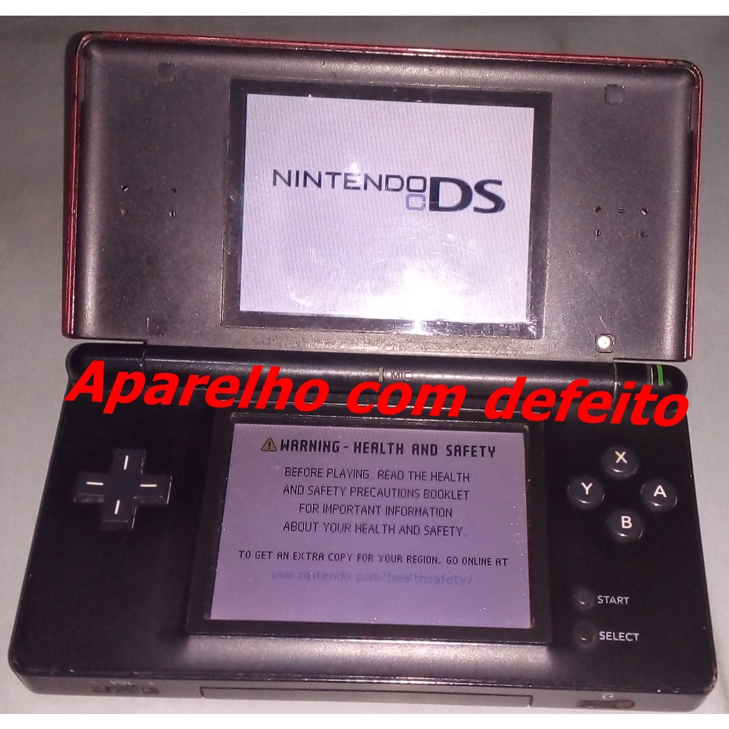 Nintendo Ds Com Defeito Leia A Descrição Para Todas As Informações Shopee Brasil