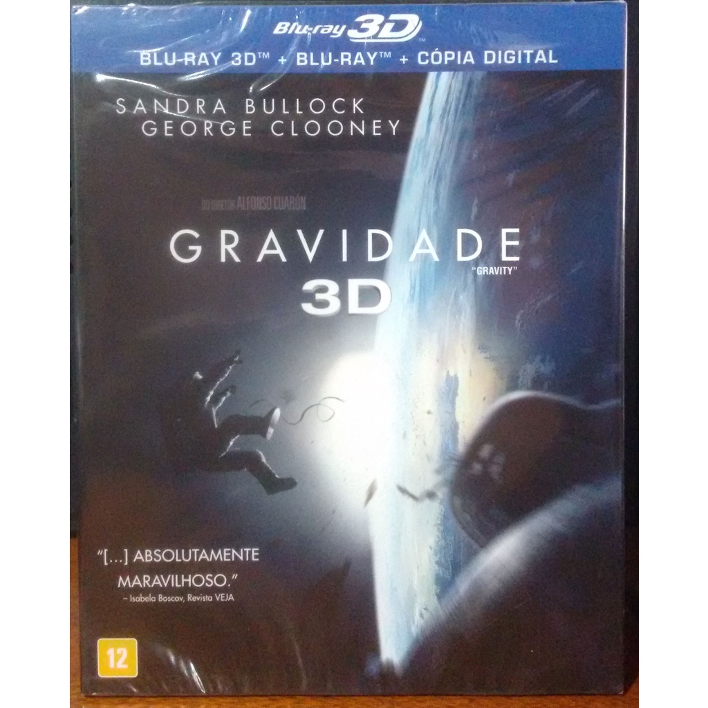 Gravidade - Sandra Bullock - Blu-ray 3d+2d - Lacrado | Shopee Brasil