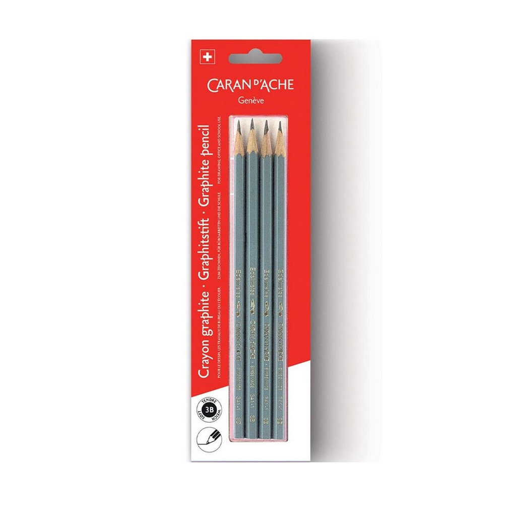 Lapis Grafite 3b com 4 Unidades | Shopee Brasil