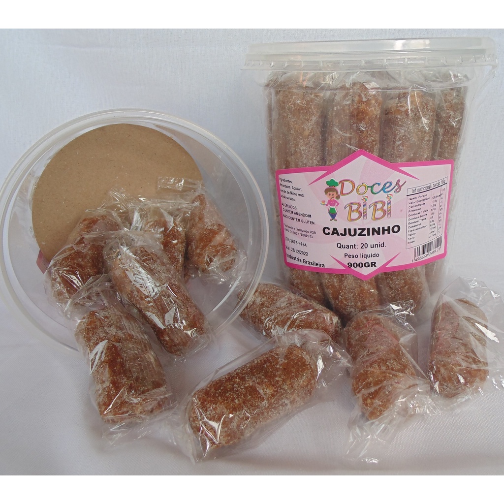 Cajuzinho / Doce de Caju, contendo 20 unidades FESTA JUNINA | Shopee Brasil