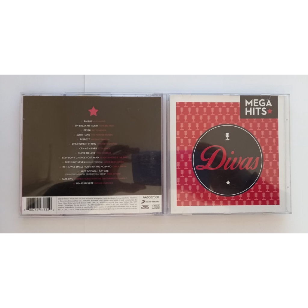 CD Divas - A melhor playlist das divas | Shopee Brasil