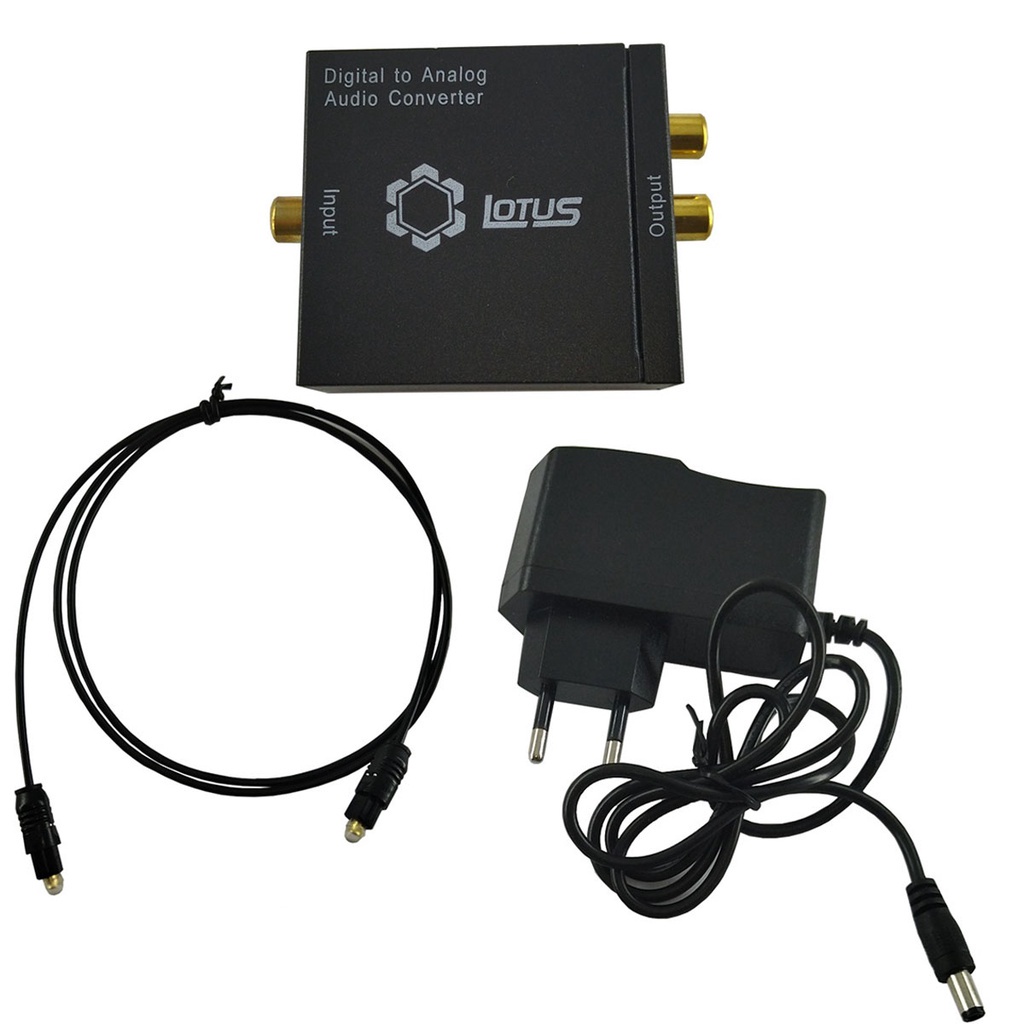 Conversor Áudio Digital Optico p/Analógico Rca LT-D005 - Faz a Boa!