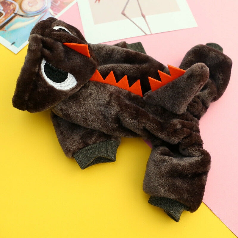 Roupa De Animal De Estimação De Dinossauro Divertido Para Outono E ...