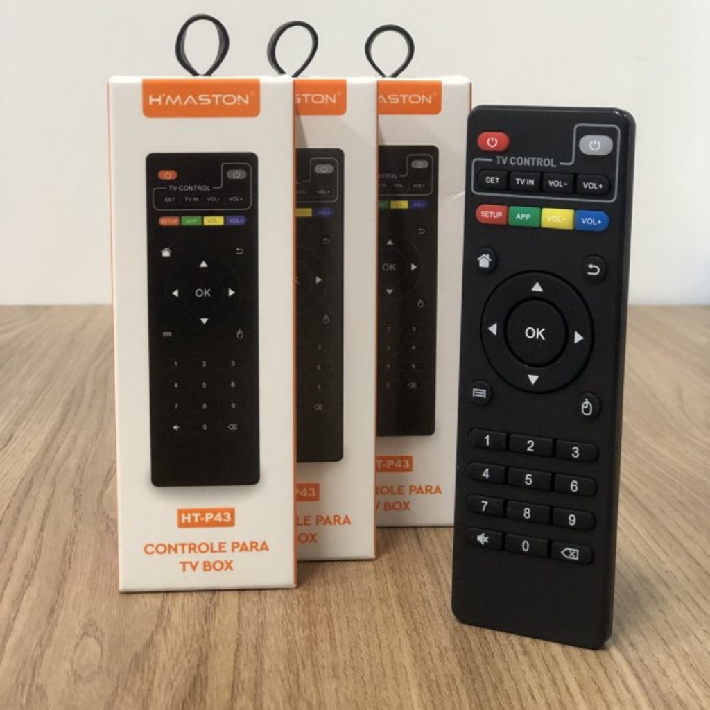 Controle universal Para Tv Box h maston | Shopee Brasil