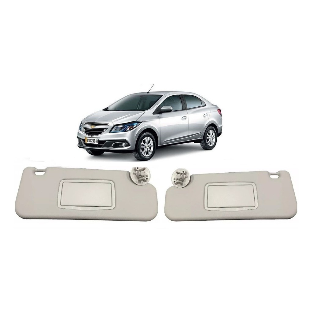 Par Quebra Sol Onix Prisma com Espelho | Shopee Brasil