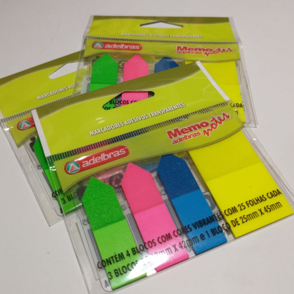 Post-it post it flags marcador de página papelaria material escolar ...