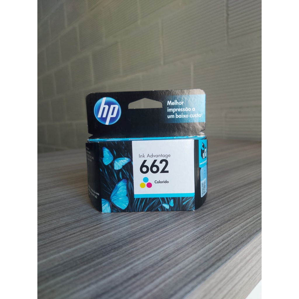 CARTUCHO HP 662 2ml ORIGINAL | Shopee Brasil