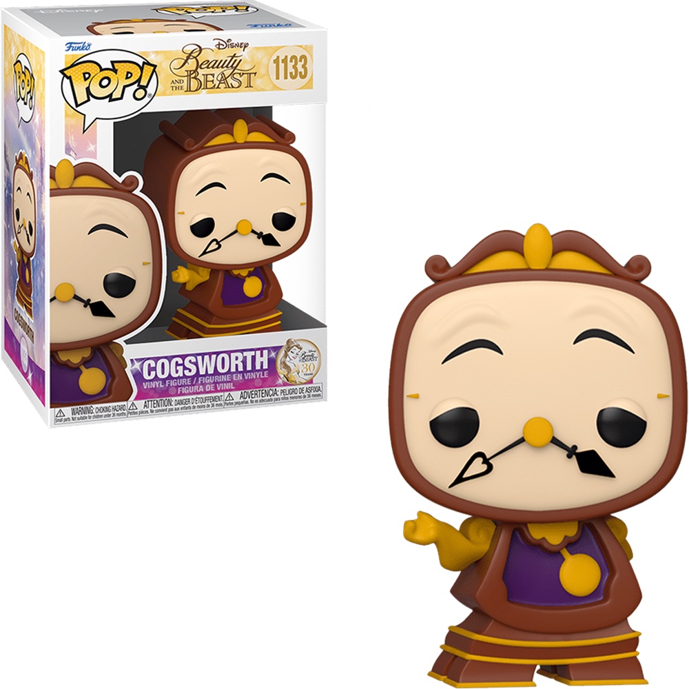 Funko Pop Cogsworth #1133 Disney | Shopee Brasil