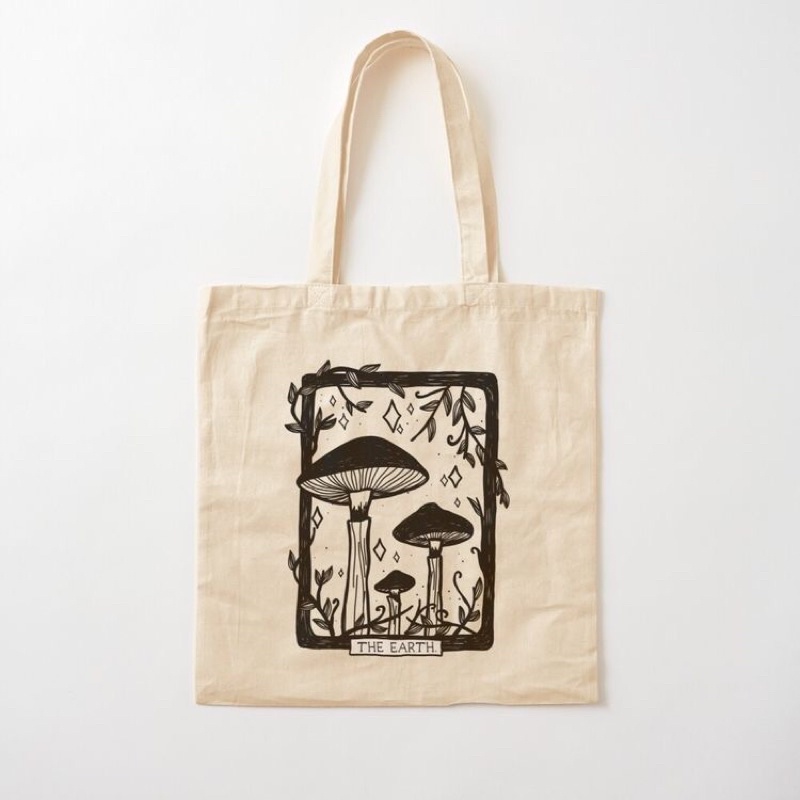 Ecobag cogumelos | Shopee Brasil