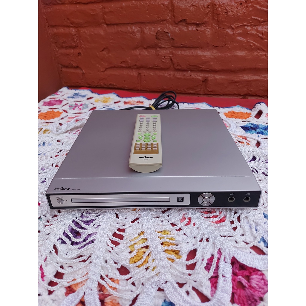 DVD Provew DVP -203 com Controle Remoto | Shopee Brasil