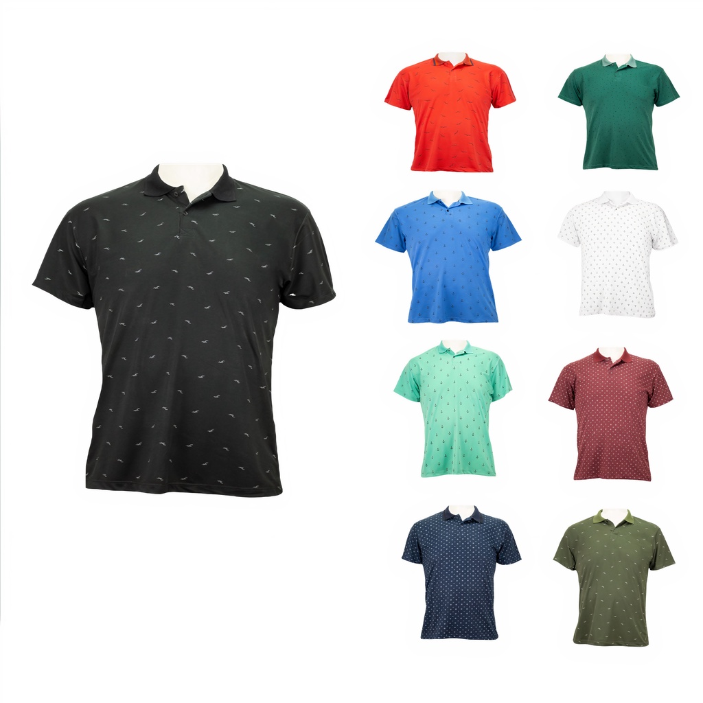 Camisa Gola Polo Malha Piquet Algodao Poliester Cores G1 G4 | Shopee Brasil