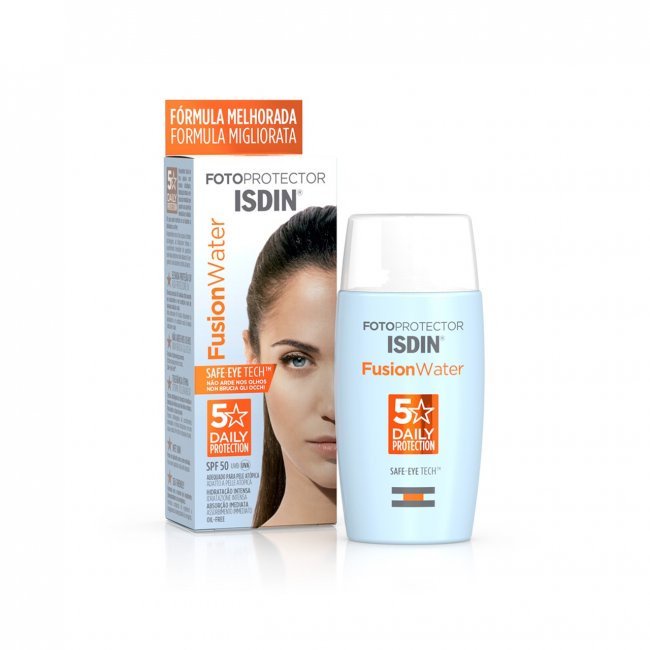 Protetor Solar Facial Isdin - Fotop Fusion Water 5 Stars FPS60 - 50ml | Shopee Brasil