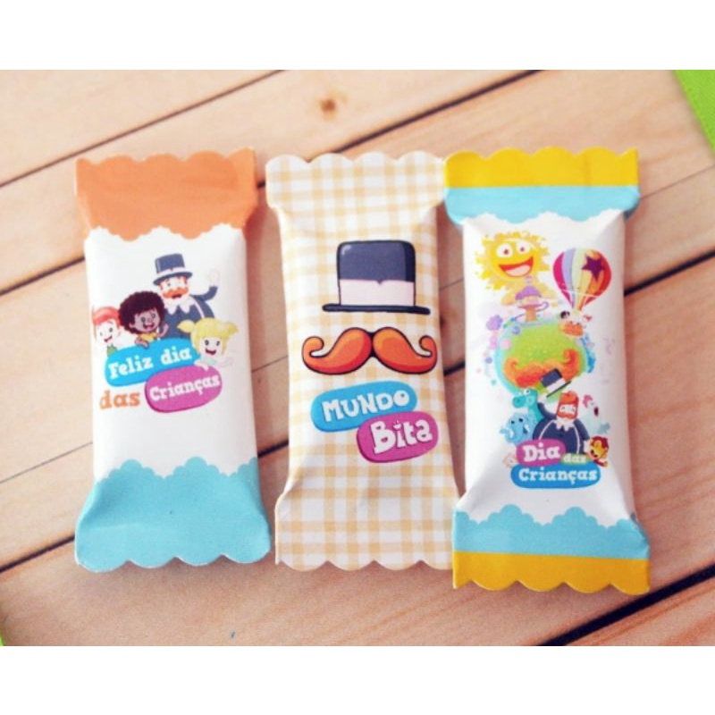 Balas Personalizada 100uni /todos os tema | Shopee Brasil