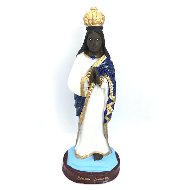 Escultura Santa Sara Cor Azul 15 cm em Resina | Shopee Brasil