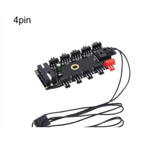 Hub Multi Fan Cooler 10x 4 Pinos Controle Pwm Cpu E-sata | Shopee Brasil