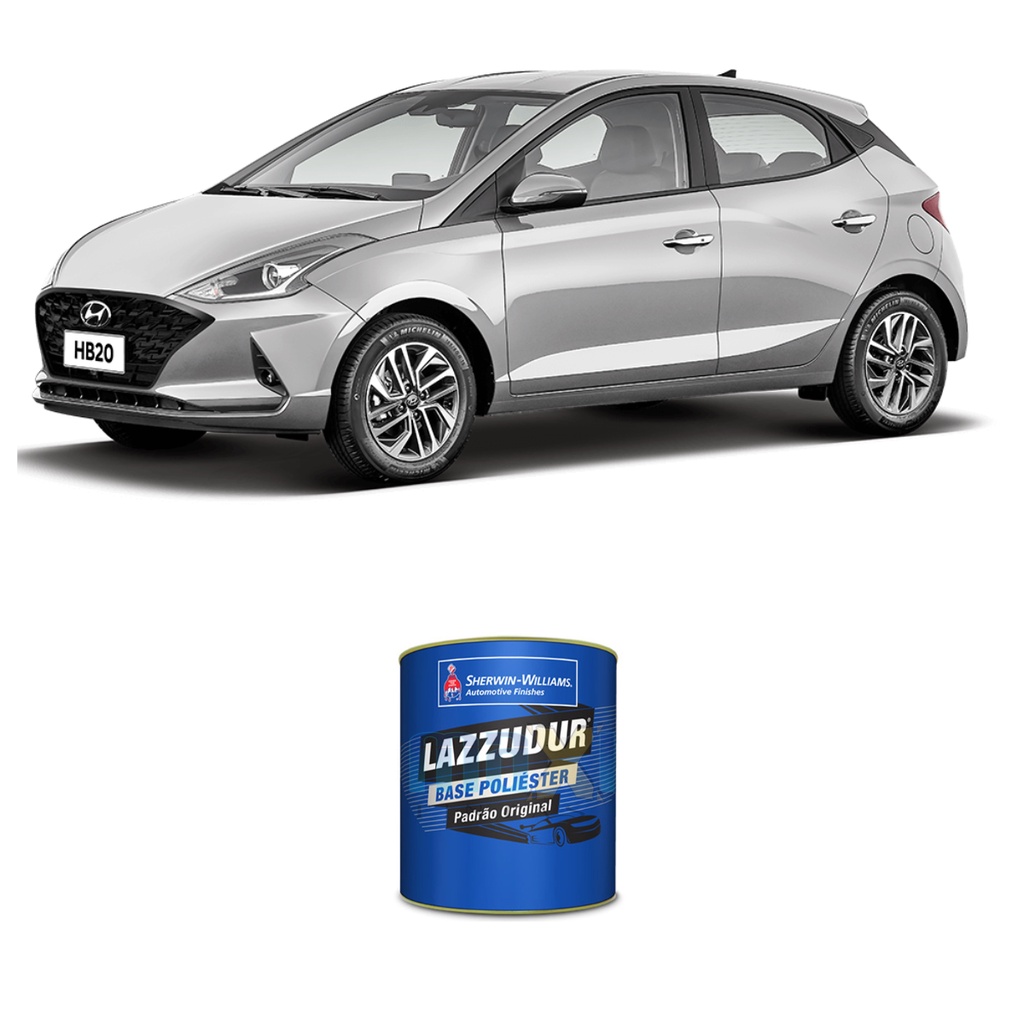TINTA AUTOMOTIVA PRATA BRISK MET - R2T HYUNDAI 900ML | Shopee Brasil