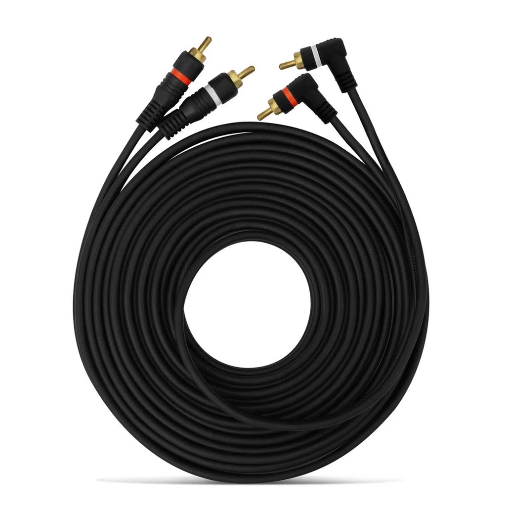 Cabo Som Automotivo Rca Macho 5 Metros Módulo | Shopee Brasil