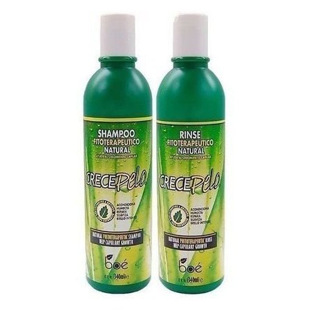 Shampoo + Condicionador Crece Pelo Fitoterapeutico 370ml - Original | Shopee Brasil