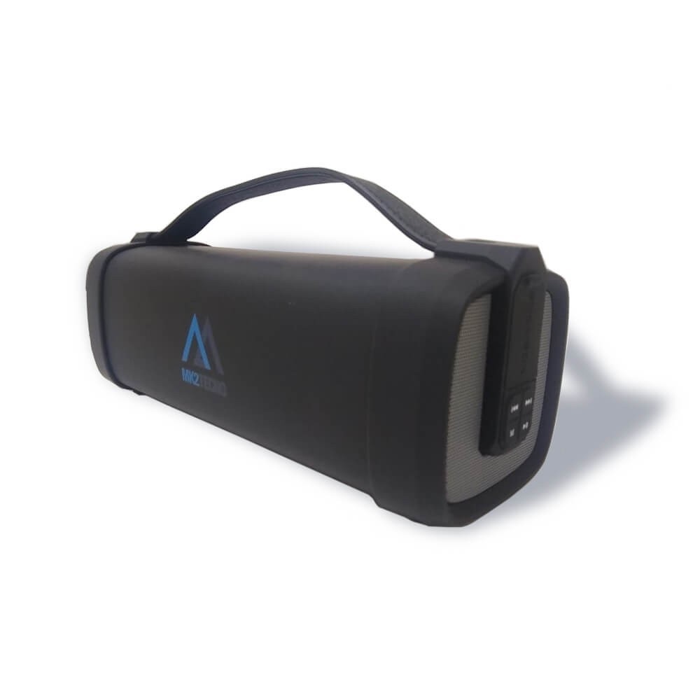 CAIXA DE SOM BLUETOOTH PORTÁTIL MK2 15W OUTDOOR PRETO E CINZA MK2 F52 ...