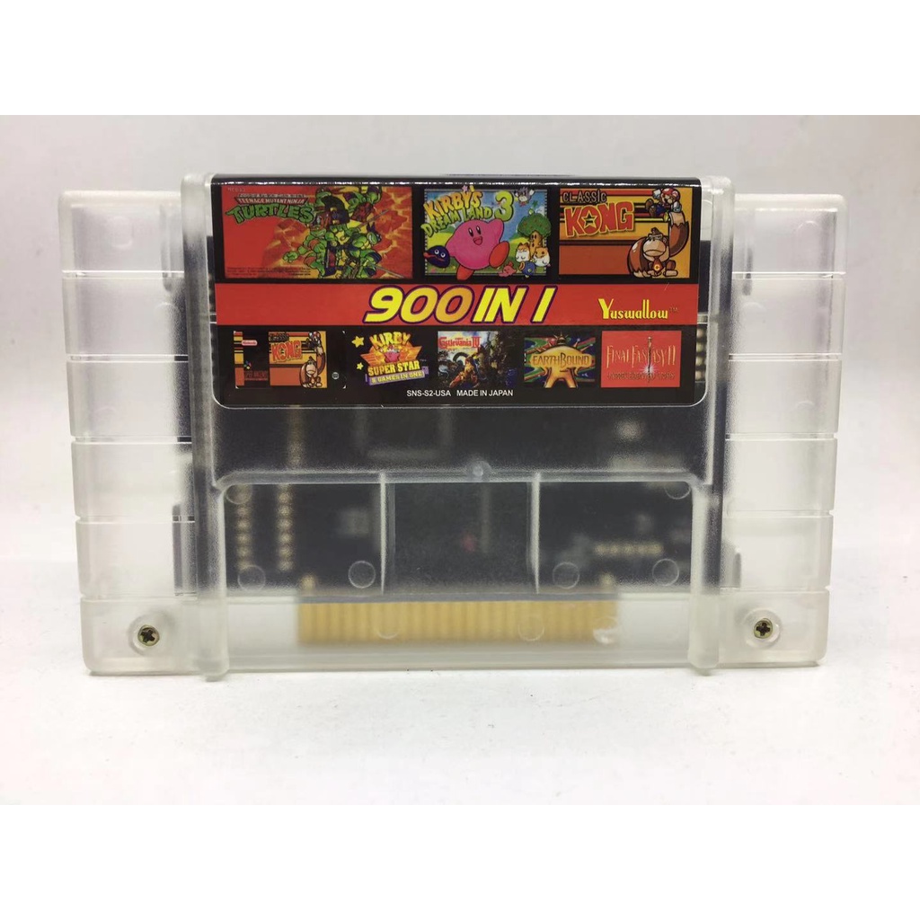 [2023 Novo Estilo SFC/SNES Queimando Cartão SUPER EVERDRIVE 900 Em 1 ...
