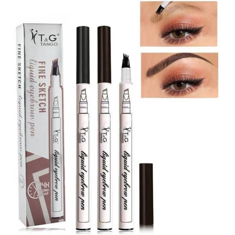 Caneta Fio A Fio Microblading De Sobrancelha Preto T G Tango
