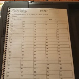 Caderno de Rifas com 50 Folhas | Shopee Brasil
