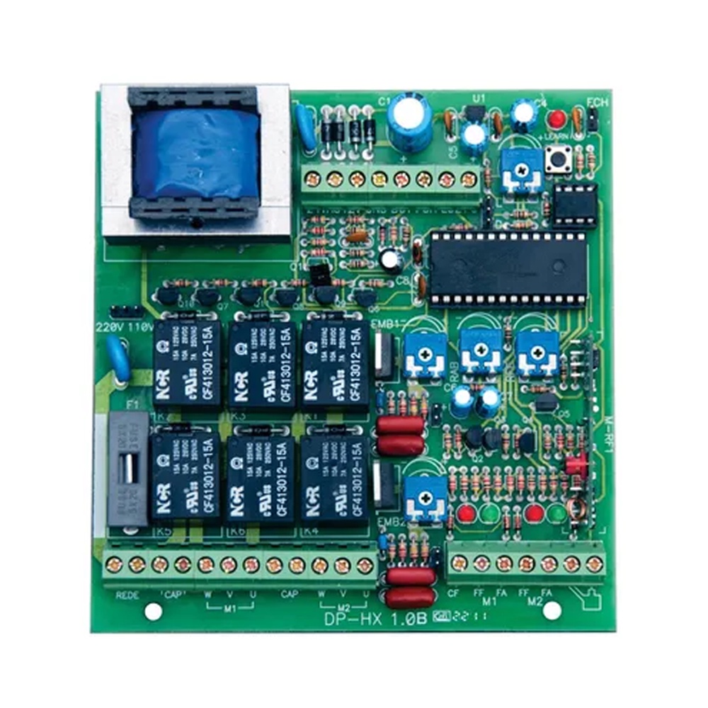 Central De Comando DPHX Dupla Placa Eletronica Para Motor Pivotante ...