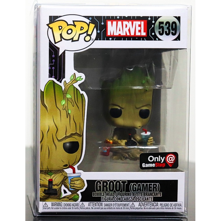 Funko Pop Groot (Gamer) - Exclusivo GameStop - 539 | Shopee Brasil