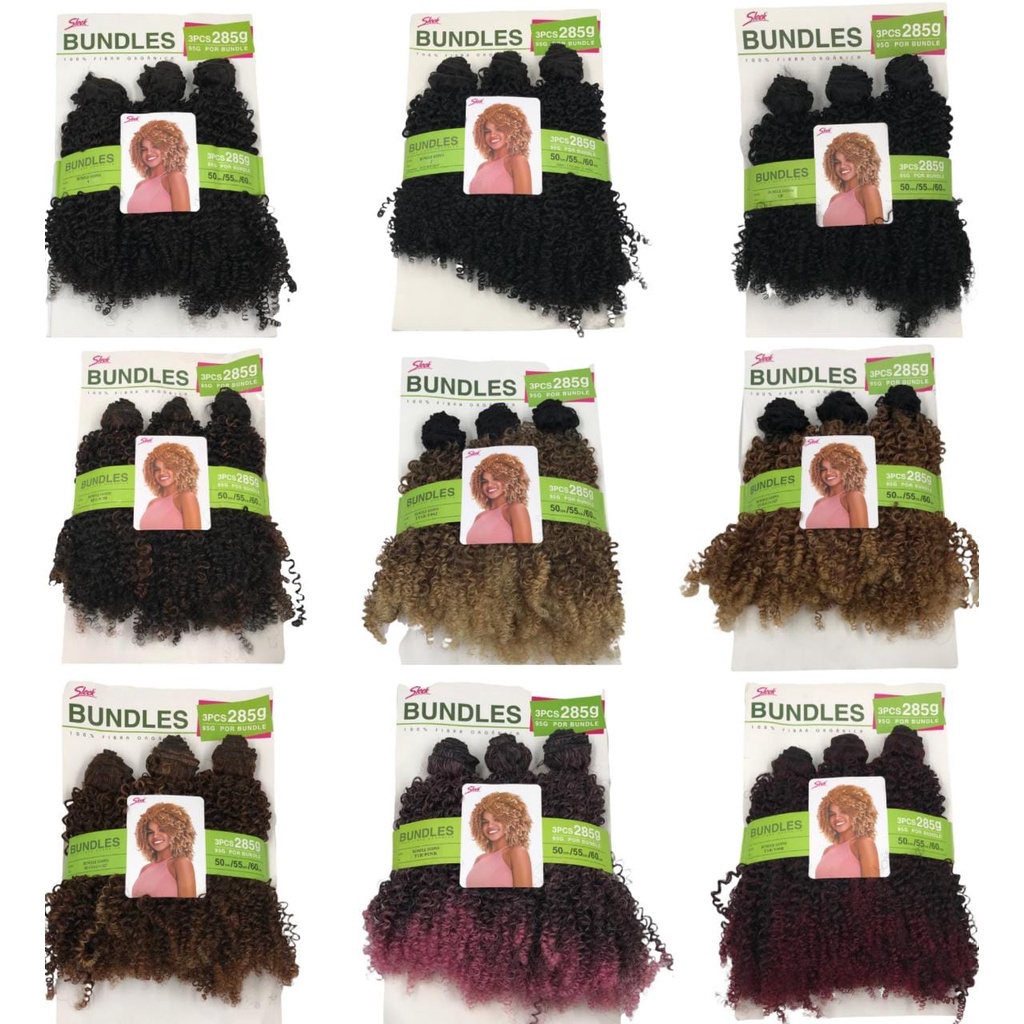 Cabelo Cacheado Black Organico Bundless 285g - GOIVO | Shopee Brasil