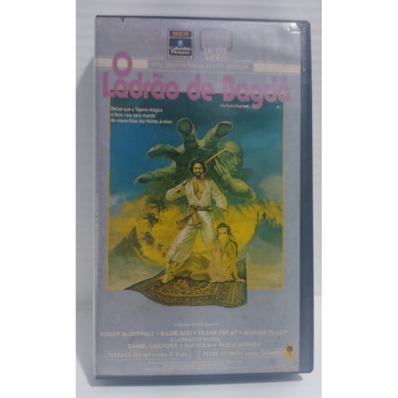O Ladrão de Bagdá - The Thief of Baghdad (VHS Original) | Shopee Brasil