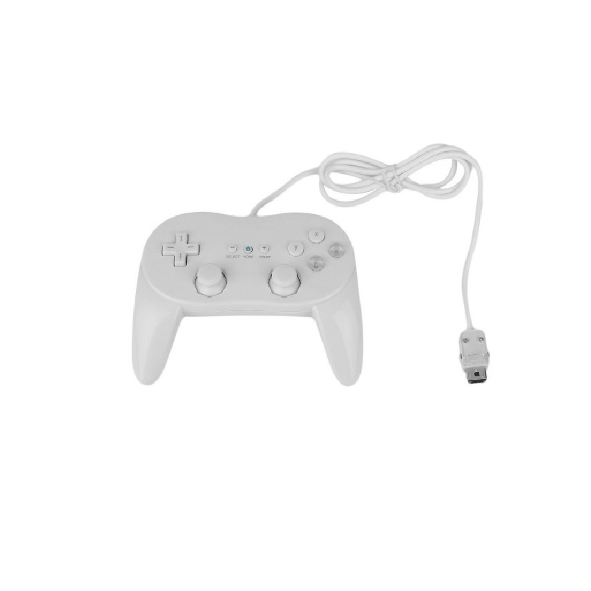 Controle Wii Classic Pro Para Nintendo Wii Branco ou Preto | Shopee Brasil