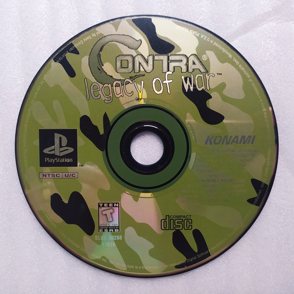 Contra Legacy of War Original PS1 | Shopee Brasil