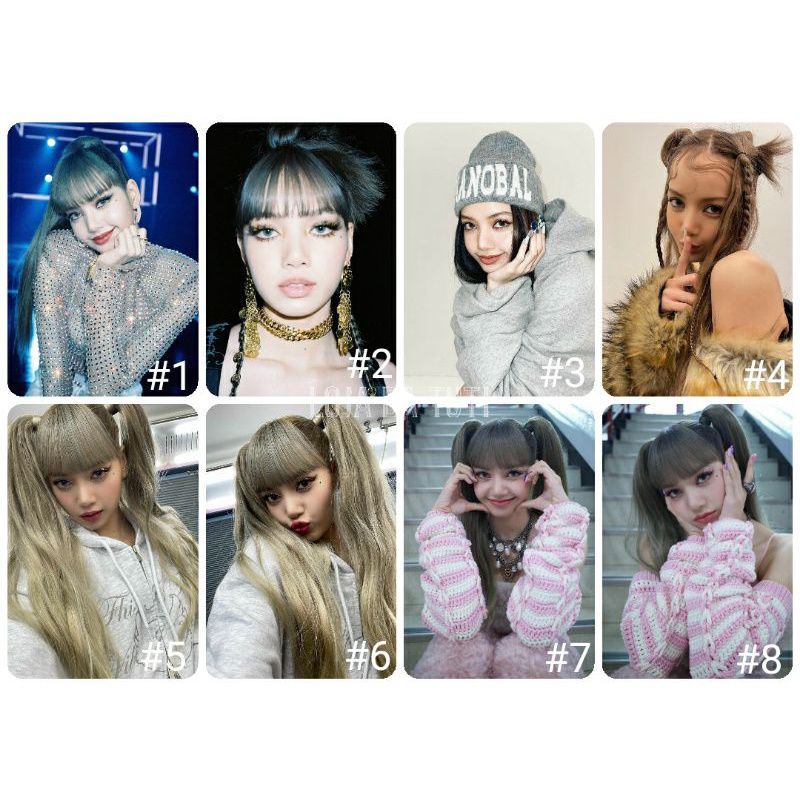 Photocard Fanmade Blackpink Lisa - Selca 1 | Shopee Brasil