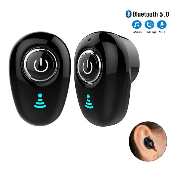 Mini Fone de Ouvido Bluetooth Wireless Estéreo com Microfone | Shopee ...