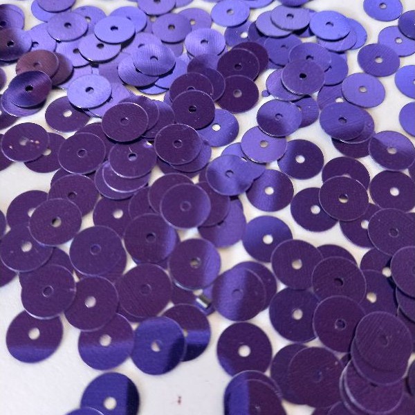 Paete roxo violeta brilhante 8mm pacote com 50 gramas | Shopee Brasil