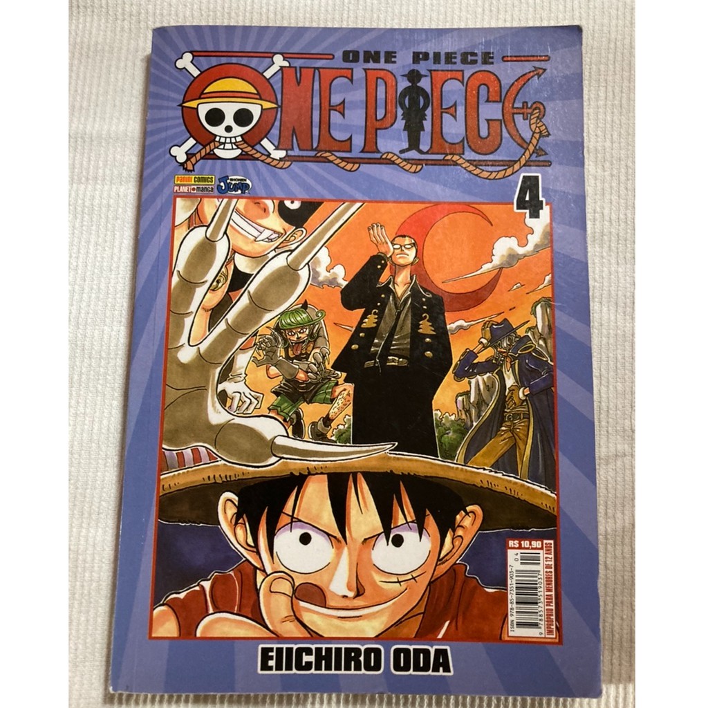 One Piece Mangá vol.4 (RARO) | Shopee Brasil