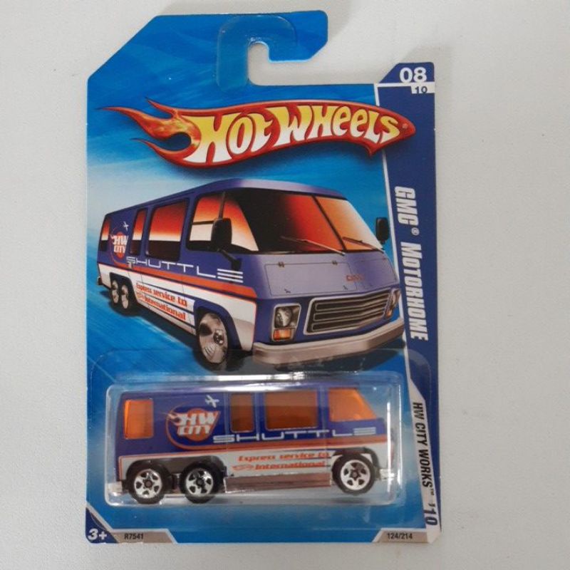Hot Wheels GMC Motorhome Shuttle 2010 Hw City Works | Shopee Brasil