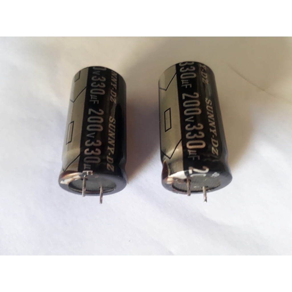 Capacitor 330uf 200V 2 unidades | Shopee Brasil