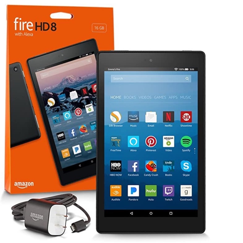Tablet Amazon Fire HD 8 2020 KFONWI 8" 32GB/2GB RAM (Preto) | Shopee Brasil