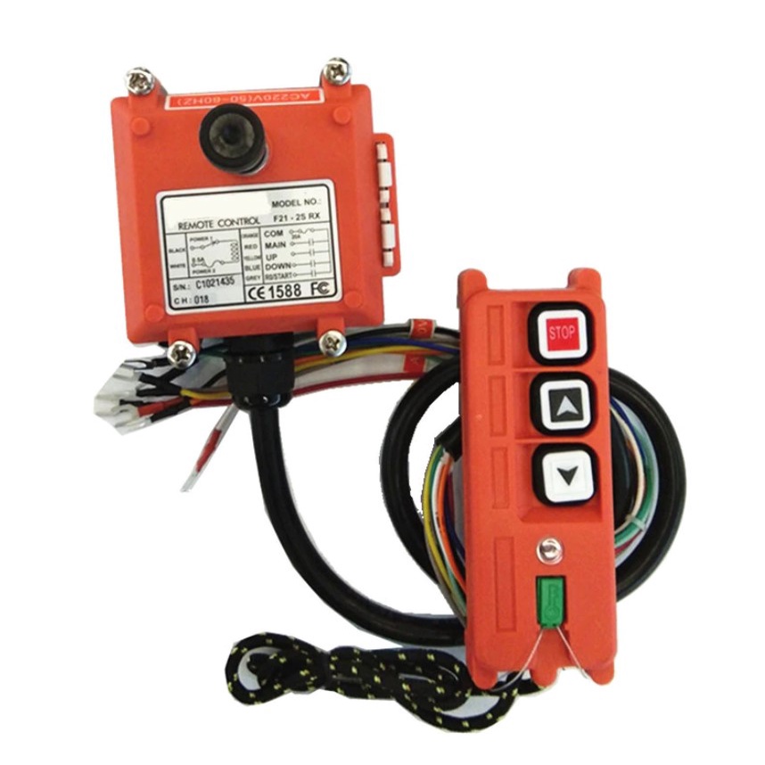 radio Controle Remoto Industrial Para Ponte Rolante Talhas etc 3 teclas ...