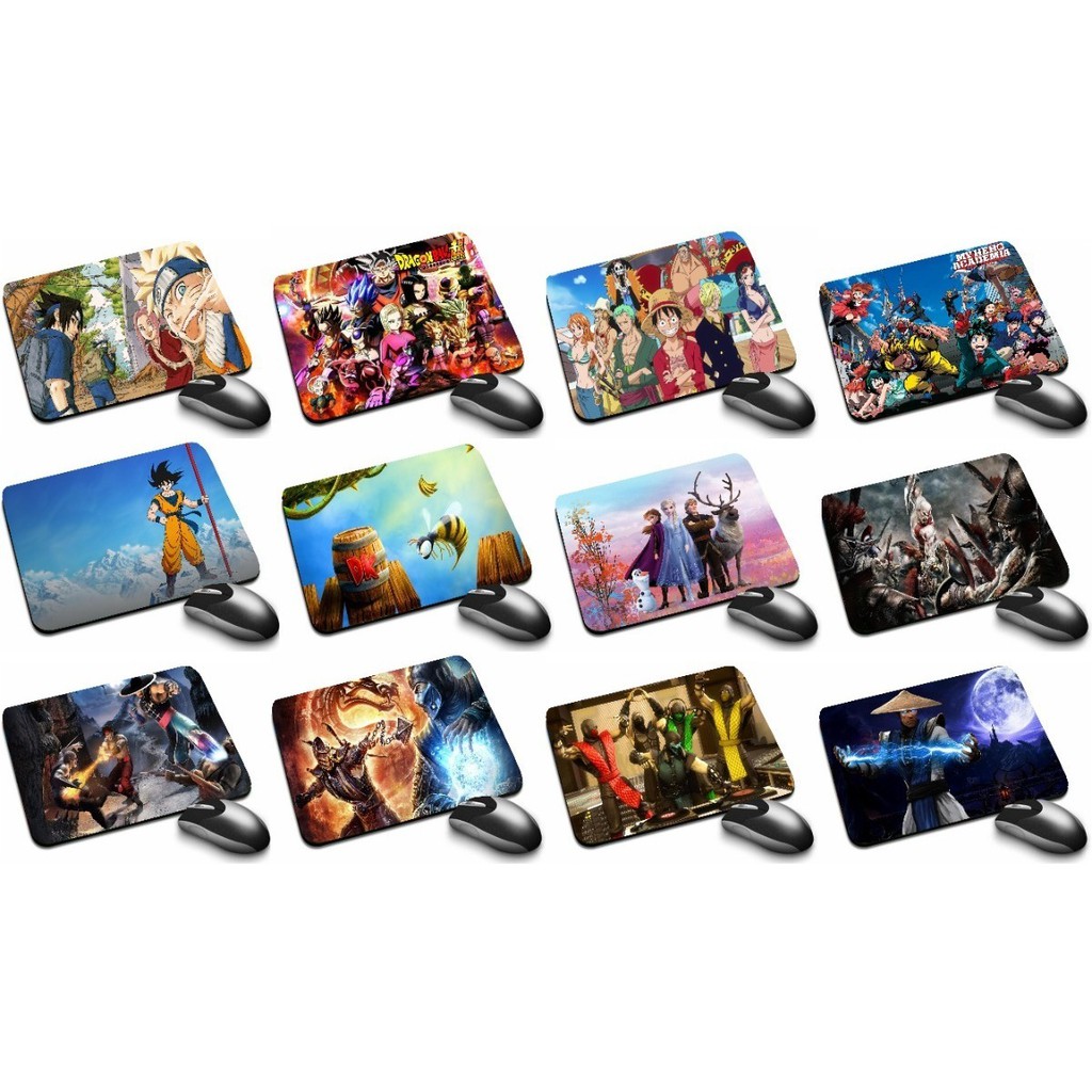 Kit 12 Mousepad Gamer Atacado Para Lojas Geek | Shopee Brasil