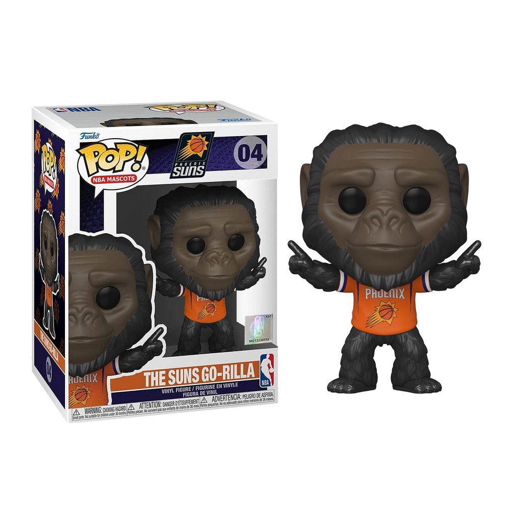 Funko Pop NBA Mascots Phoenix Suns The Suins Go-Rilla 04 | Shopee Brasil